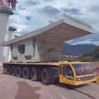 China Synchronous lifting multi modular Self-propelled Modular Transporter for bridge segment relocation for sale