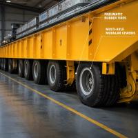 China Large capacity synchronized moving Self-propelled Modular Transporter for petrochemical module installation for sale