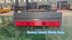 Battery Powered Trackless Electric Transfer Cart | Flexible Material Handling for Factory Workshops