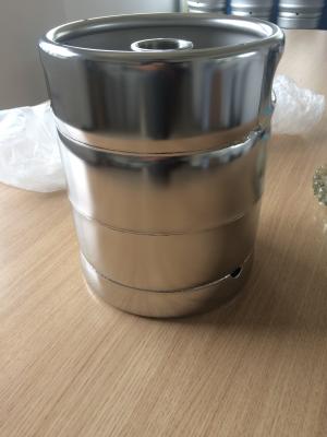 China US Standard 10L Beer Keg With Electro And Mirror Polish , Soda Keg for sale