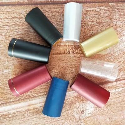China Customized PVC Necking Tape Glass Bottle Shrink Cap for Beverage Packaging Solutions for sale