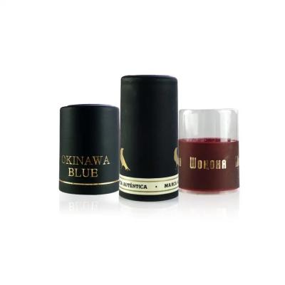 China Customized PVC Necking Tape Glass Bottle Shrink Cap for Beverage Packaging Solutions for sale