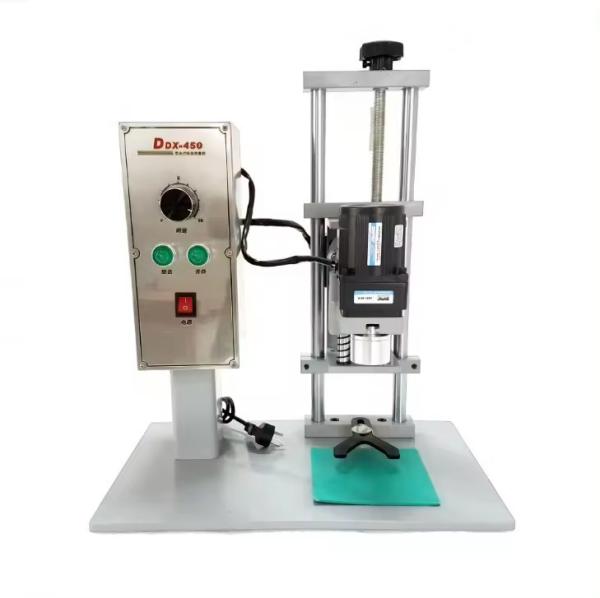 Quality DDX-450 Manual Semi-Automatic Glass Aluminum Bottle Cap Spiral Sealing Machine for sale