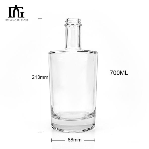 Quality 500ml 750ml Flavour Glass Bottles for Liquor Elegant and Stylish Design for sale