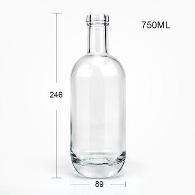 China 100ml/200ml/375ml/500ml/750ml Matte Black/White Glass Bottle for Tequila Drink Gin Vodka for sale