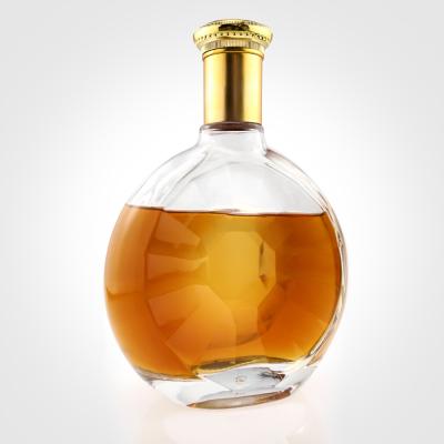 Cina 500 ml 700 ml 750 ml bottiglie di vetro per la manipolazione della superficie del ghiaccio Gin Vodka Whiskey Liquor Spirit in vendita
