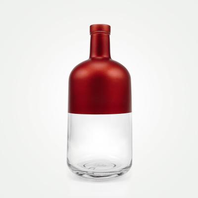 Cina OEM/ODM accettabile Bottiglia di gin 750 ml con tappo di sughero in vendita