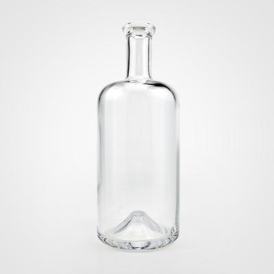 中国 750ml ガラスボトル 彫刻面とコルクスクリューキャップ 完璧 販売のため