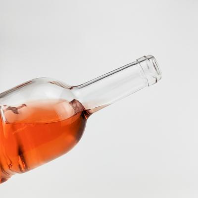 Cina Bottiglia di vetro da 750 ml per la stampa a schermo di liquori e vini in vendita