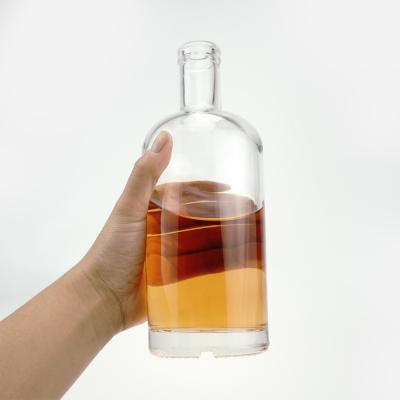China 700 ml 750 ml 1000 ml verzegelingsvorm CORK Ronde glasfles voor drankjes Te koop