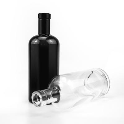 China Ronde lege glazen fles voor wodka en whisky 700 ml capaciteit Te koop