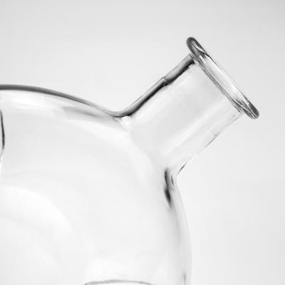 Cina 500 ml 700 ml bottiglia di vetro trasparente con tappo di sughero per brandy accettabile OEM/ODM Unico in vendita