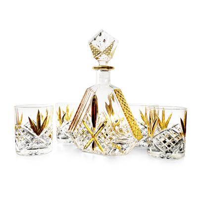 Cina Bottiglie di brandy di vetro da 650 ml/700 ml/750 ml con capacità e sughero di vetro in vendita