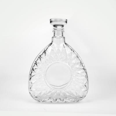 China Aanvaardbaar klantlogo 750 ml 75 cl heldere glasfles voor drankjes en dranken Te koop