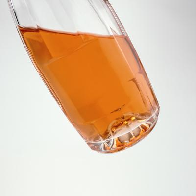 中国 750ml 薄い赤ワイン ブランデー ラムワイン ボトル コーヒー愛好家のための完璧なサイズ 販売のため
