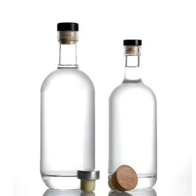 Cina Etichetta personalizzata e disegno inciso 50ml 100ml 250ml 500ml 750ml bottiglia di vetro per soda in vendita
