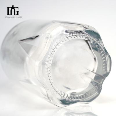 Cina Bottiglia in vetro da 1000 ml a 1500 ml per vodka, whisky, caffè e sughero in vendita