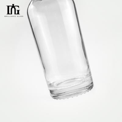 中国 グラスカラー 500ml 700ml 750ml ウイスキー ブランデー 空のボトル コルクとスクリューキャップ 販売のため