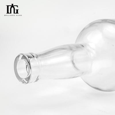 中国 グラスカラー 500ml 700ml 750ml ウイスキー ブランデー 空のボトル コルクとスクリューキャップ 販売のため