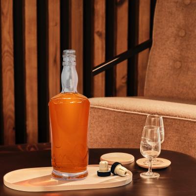 Китай OEM/ODM 700ml 750ml Стеклянная бутылка для вина Виски Прямая поставка Каппель Тип пробки Вилка оба продается