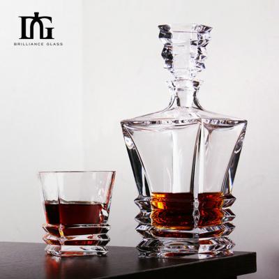 China Garrafa de vidro vazia para Vodka Vinho Whisky Rum Gin 500ml/700ml/750ml/1000ml Capacidade à venda