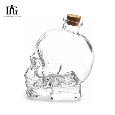 Cina 500 ml 700 ml Votka di vetro Whiskey Vino Tequila Gin Rum Latte per liquori Succo in vendita