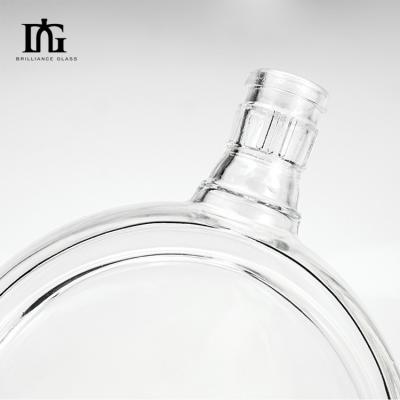 Cina 375 ml 500 ml 700 ml 750 ml 1000 ml Bottiglia di vetro con sughero Ideale per champagne e whisky in vendita