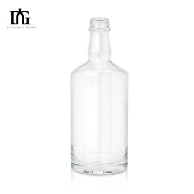 China Glasbasismateriaal 750 ml leeggevoerde whisky-wijnfles voor alcoholflessen Te koop