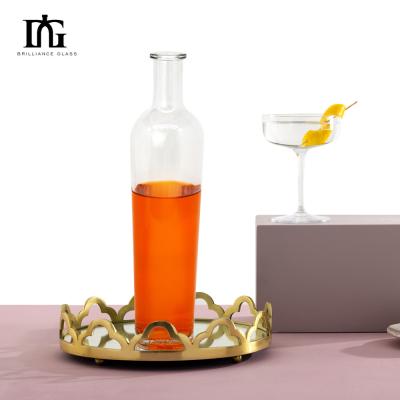 Cina Brilliance offre 700ml 750ml di vino vuoto bottiglia di whisky in vetro con diverse capacità in vendita