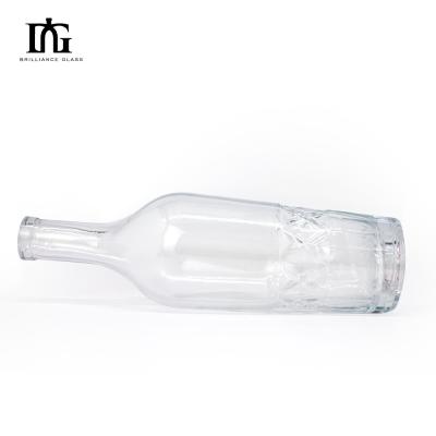 中国 透明ガラスジュースボトル 750ml 700ml 酒類飲料ベース素材 オーダーメイドデザイン 販売のため