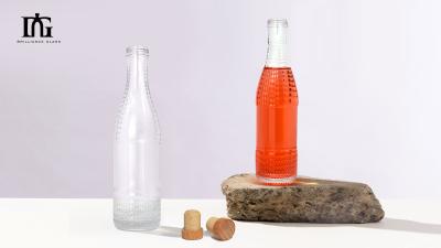 Cina Fornito liberamente Bottiglia di vetro 700ml 500ml per vino Vodka Brandy Chiara Trasparente Vuoto in vendita