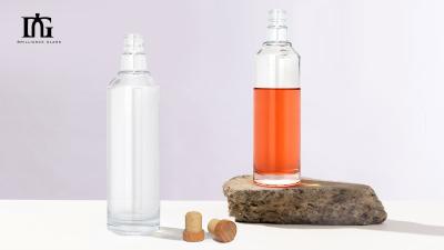 中国 末端 250ml/350ml/500ml/550ml/650ml/700ml/750ml 酒類用ガラスボトル 酒類用ウォッカ 販売のため