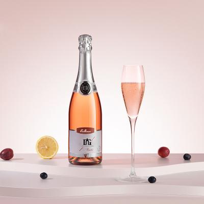 China 375ml/500ml/750ml Electroplated Golden Sparkling Wine Bottle with Cork Sealing Type for sale