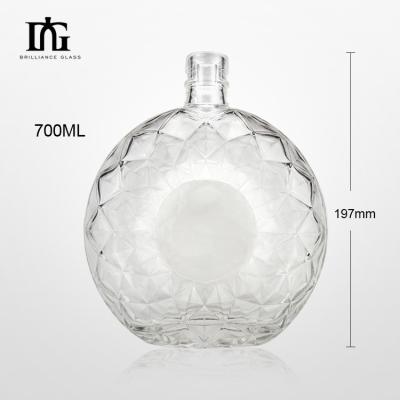 Китай 700 мл. Сверхчистый спиртный ром, джин, водка, коньяк, стеклянная бутылка с крышкой. продается
