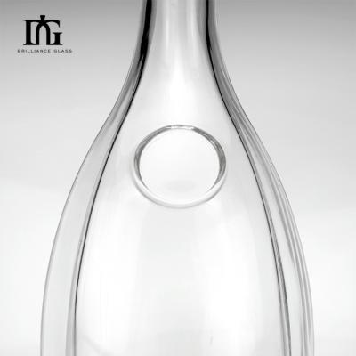 Cina OEM/ODM accettabile bottiglia di ghiaccio personalizzata da 1500 ml per vino bottiglia di vetro vuota in vendita