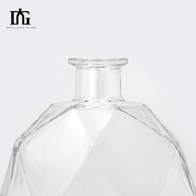 Cina 250 ml/350 ml/500 ml/550 ml/650 ml/700 ml/750 ml Capacità Bottiglia di vetro elettroplata per bevande in vendita