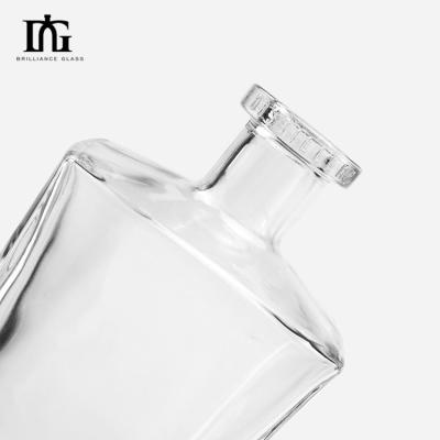 Cina Bottiglia di vodka di vetro con sughero Super Flint 700ml 750ml 1000ml Acceptabile Logo del cliente in vendita