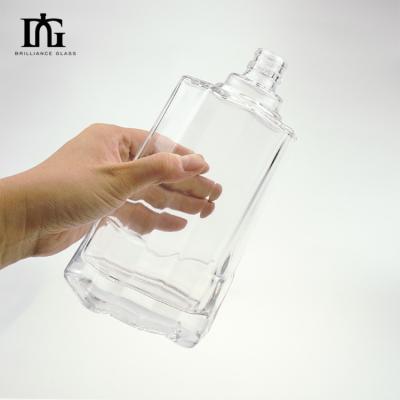 China Custom Shape 700ml Glass Bottle for Rum Whiskey and More OEM/ODM Acceptable for sale