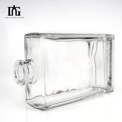 China Provided Freely Glass Base Material Custom Liquor for Vodka Gin 100ml 200ml 500ml 700ml for sale