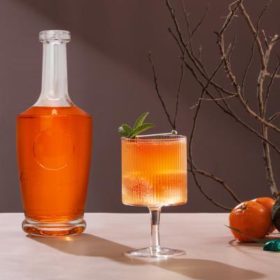中国 OEM/ODM 受け入れられる 750ml スーパー フリント ガラス 空き酒瓶 ウイスキー ジン ウォッカ 販売のため