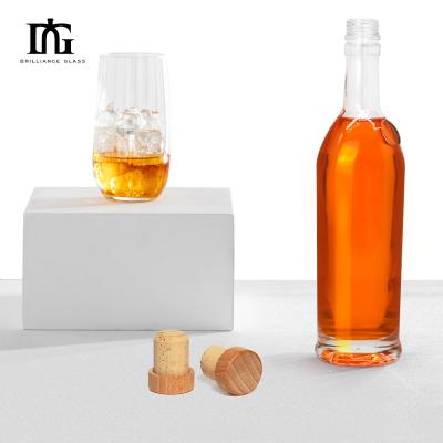 Cina Bottiglie di vetro nero opaco per liquori 500 ml Capacità e logo personalizzato accettabile in vendita