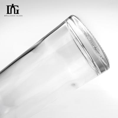 Cina Bottiglia di vino di vetro High Flint Spirit 100ml Collo rotondo vuoto con sughero su misura in vendita