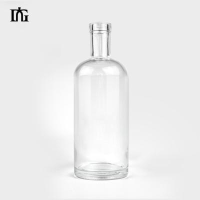 Cina 375 ml 500 ml 750 ml 1000 ml Bottiglia di vino di vetro con manipolazione di superficie incisa in vendita