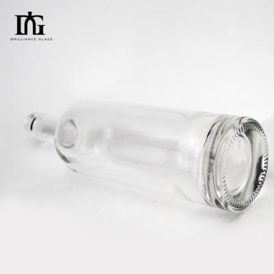 Cina OEM/ODM Accettabile Bottiglie di vetro trasparente da 500 ml a 700 ml per liquori in vendita