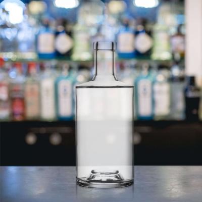中国 丸い形状のグラスボトル 酒,ウイスキー,ウォッカ,ブランデー,ラム 375ml 500ml 750ml容量 販売のため