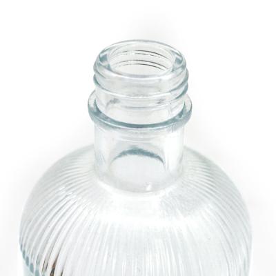 Cina Capacità 250 ml/350 ml/500 ml/550 ml/650 ml/700 ml/750 ml Bottiglia di gin di vetro per bevande in vendita