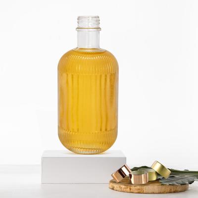 Cina Capacità 250 ml/350 ml/500 ml/550 ml/650 ml/700 ml/750 ml Bottiglia di gin di vetro per bevande in vendita