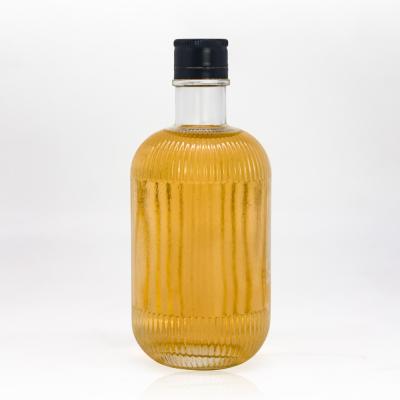 Cina Capacità 250 ml/350 ml/500 ml/550 ml/650 ml/700 ml/750 ml Bottiglia di gin di vetro per bevande in vendita