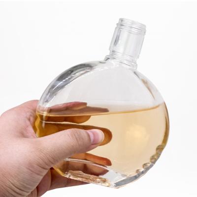 Cina Bottiglia di vetro stampata su misura per Super Flint Gin Vodka Rum Whisky Brandy 750ml in vendita