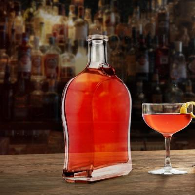 中国 グラスカラー カスタム 50ml 100ml 200ml 375ml 500ml 750ml 1000ml ジンボトル 販売のため